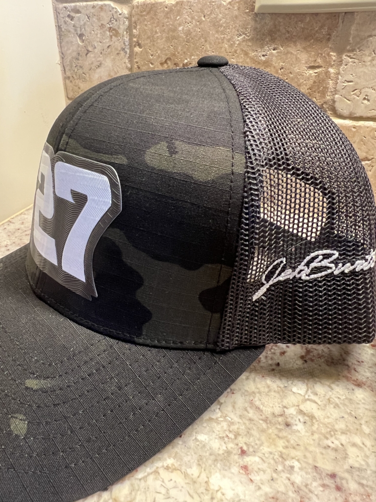 2023 #27 Snapback Hat | Camo – Jeb Burton Racing